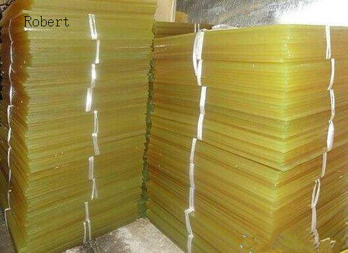 60 - 95 Shore A Polyurethane Rubber Sheet , Transparent Polyurethane Sheet supplier