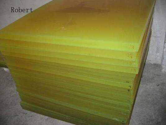 60 - 95 Shore A Polyurethane Rubber Sheet , Transparent Polyurethane Sheet supplier