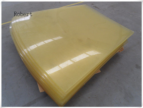 Wear Resistanc Polyurethane Rubber Sheet , Clear Polyurethane Plastic Sheet supplier