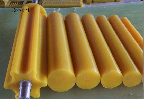 Solvent Resistance Polyurethane Rubber Rod Bar Natural Color Hardness 60A - 95A supplier