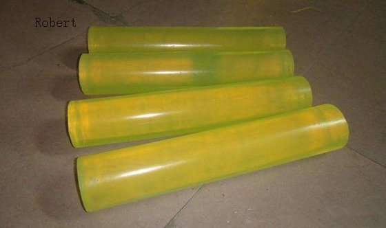 Solvent Resistance Polyurethane Rubber Rod Bar Natural Color Hardness 60A - 95A supplier