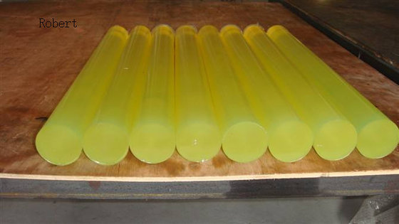 High Friction Polyurethane Rubber Sheet / Rod Aging Resistance Customized Color supplier