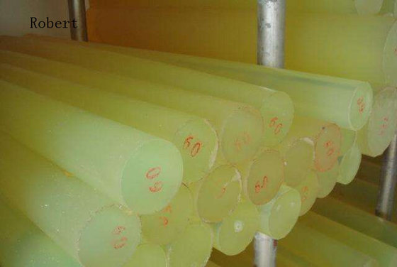 High Friction Polyurethane Rubber Sheet / Rod Aging Resistance Customized Color supplier