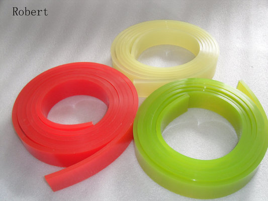High Tensile Strength Polyurethane Rubber Sheet , Ceramic Screen Printing Squeegee supplier