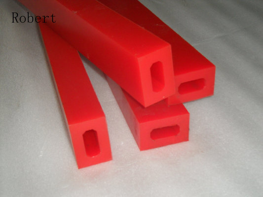 -30℃ - 80℃ Heat Resistant Polyurethane Parts Oil Resistance Red Color supplier