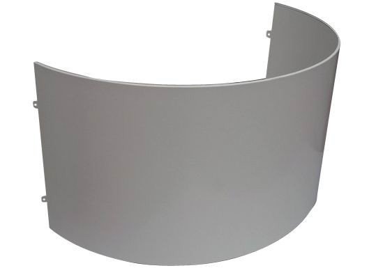 Curved Alterable Decorative Building Aluminium Cladding Panels For Offices / Hotels