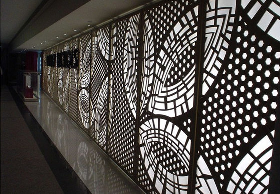 Facade Architectural Cladding Perforated Aluminum Panels 5 mm Aluminium Sheet