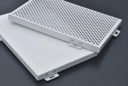 Engraved PVDF Coated Perforated Aluminum Panels For Room Roof 2440x1220x20mm