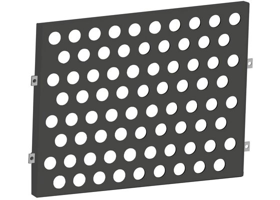 Modern Facade Building Engraved Perforated Aluminum Sheet Metal 2440x1220x20mm