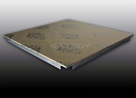 Noiseproof Acoustic  Metallic Clip In Ceiling Tiles , perforated aluminum panel