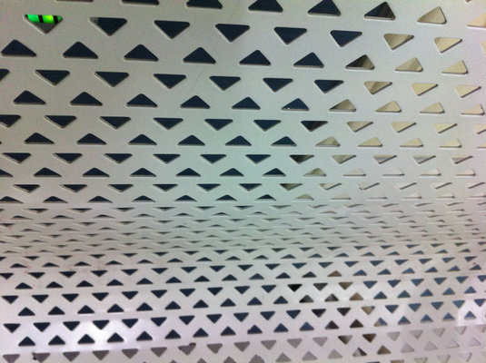 custom Architectural Perforated Metal panels Screen With Plum Hole 5mm