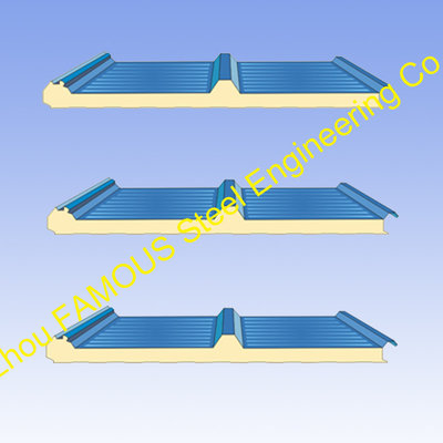 Roofing Insulated Sandwich Panels / Perforated Metal Sheets Fireproof
