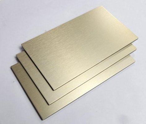 Customized Durable Wiredraw Curved Aluminum Facade Panels 2440x1220x20mm
