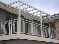 Black Or Customized Aluminum Walk Boards / Aluminum Fence Easily Assembled