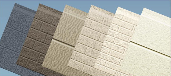 Light Weight Polyurethane Sandwich Panel Three Layers for Exterior Wall