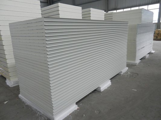 100 mm Thickness Wall Roof  PU Sandwich Panel for industrial building