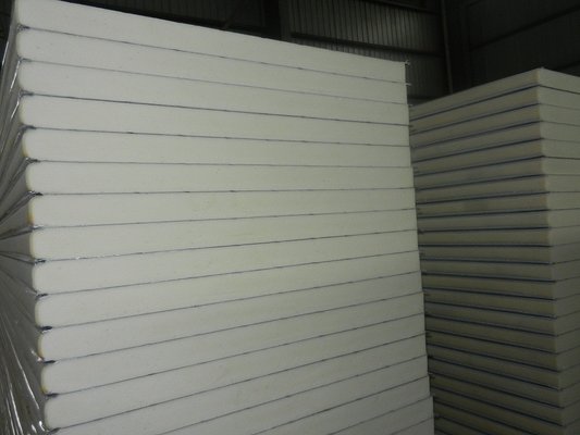 100 mm Thickness Wall Roof  PU Sandwich Panel for industrial building