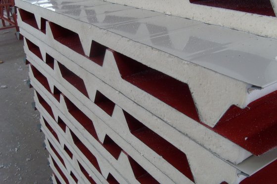 High density fireproof prefab wall panels , pu Sandwich Panel for roof