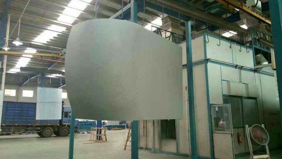 Lustre Shining Hyberblic Aluminium Wall Panels 4mm  For Wall Crossing