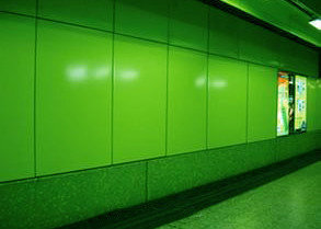 Enameled Aluminium Wall Panels