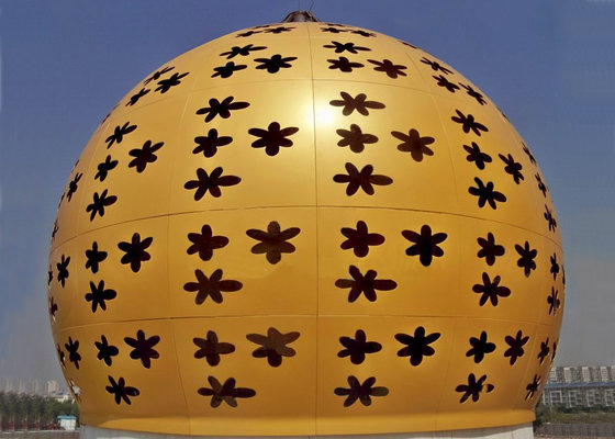 Durable Aluminum Architectural Panels 2.5mm Perforations or Patterns