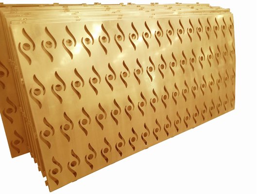 Durable Aluminum Architectural Panels 2.5mm Perforations or Patterns