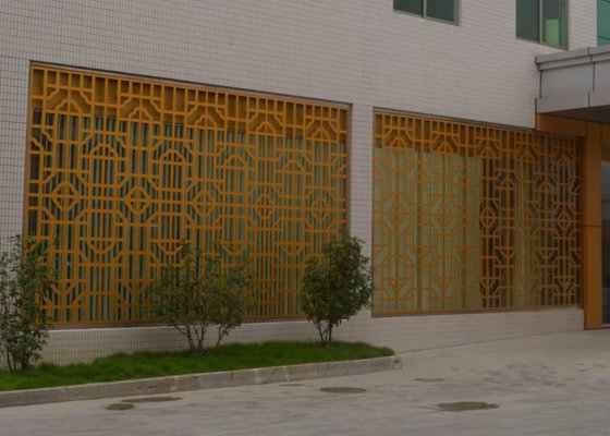 Durable Aluminum Architectural Panels 2.5mm Perforations or Patterns