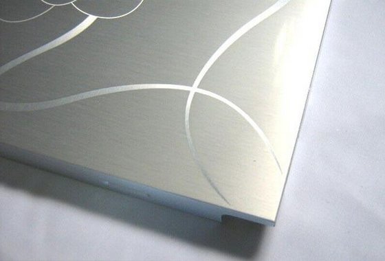 Powder Coating Aluminum Architetural Wall Panels Shiny Hyperbolic Building