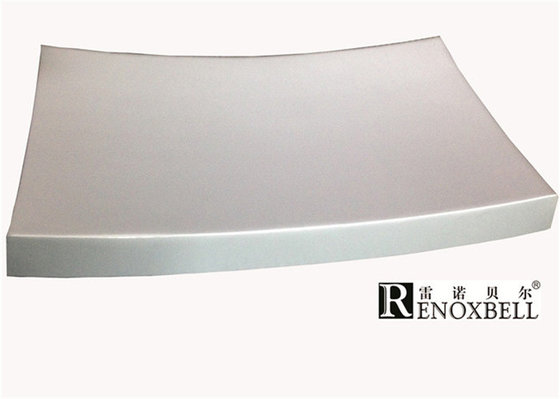 Powder Coating Aluminum Architetural Wall Panels Shiny Hyperbolic Building