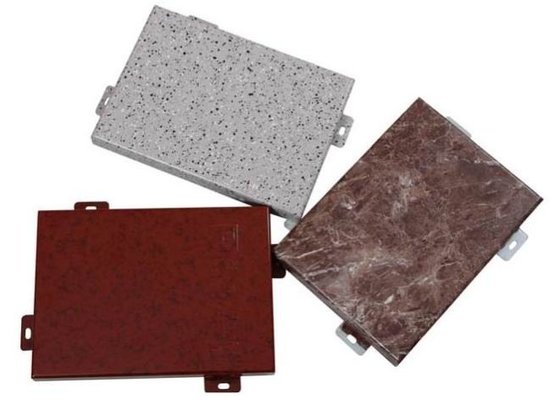 Fabricated Aluminum Architectural Panels Granite / Marble Colors