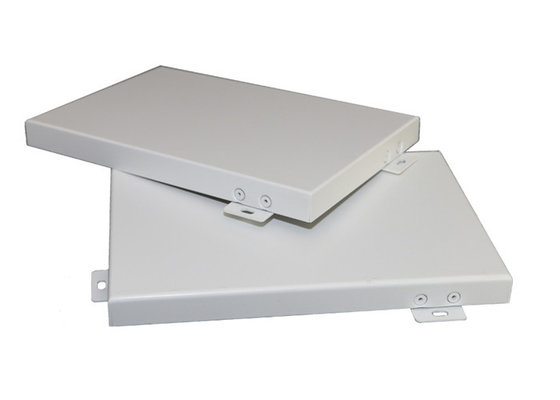 Cream White Solid PVDF Coated Aluminum Building Panels With Varnish / Color Paints