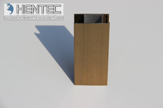6063 - T5 Anodizing  Aluminum Profile with Cutting / Drilling / Machining