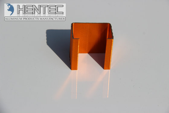 6063 - T5 Anodizing  Aluminum Profile with Cutting / Drilling / Machining