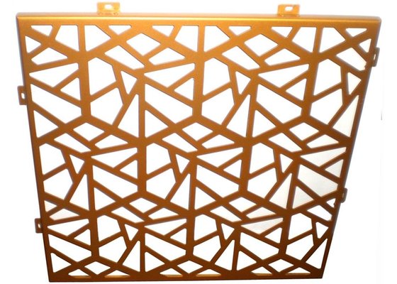 Prefabricated Facade Ceiling / Wall Cladding 2mm / 4mm  Perforated Aluminium Panels&Sheets
