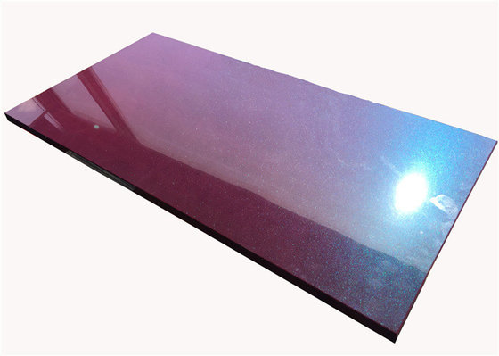 Exterior Aluminum Honeycomb Panels Purple Chameleon With Closed Adge