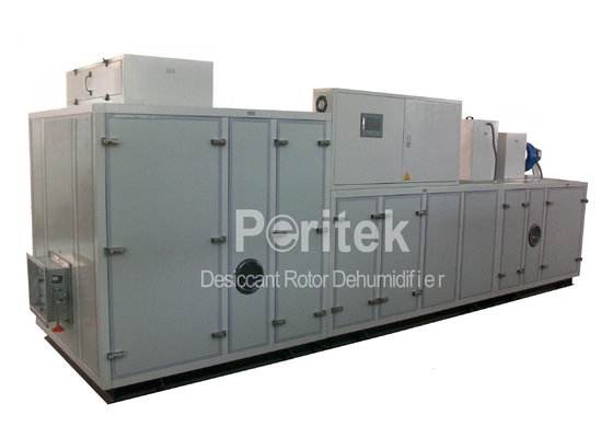 Economical Desiccant Rotor Dehumidifier , Honeycomb Substrate Desiccant Dehumidifier