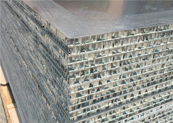 15mm Facade Aluminum Honeycomb Board Mill Finished Interior