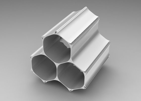 Aluminum Wine Display Stands With 3 Bottle , Honeycomb Structure