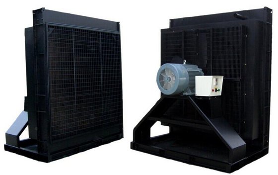 Aluminum Plate Fin Power Generation Cooler , 400V/230, 3 Phases 4 Lines