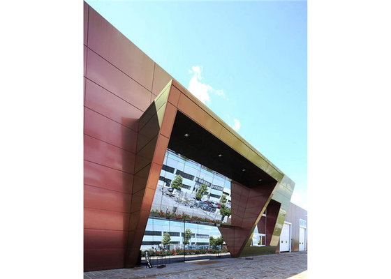 Fireproof 4mm 5mm Sandwich Aluminium Composite Panel Cladding For Curtain wall