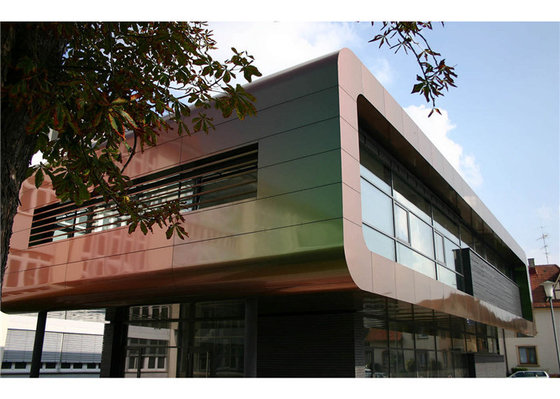 Fireproof 4mm 5mm Sandwich Aluminium Composite Panel Cladding For Curtain wall