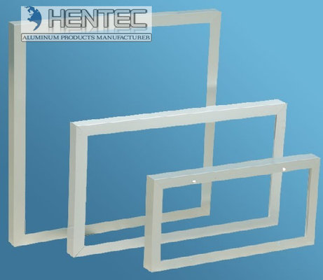 Outside Anodized  Aluminum Solar Panel Frame , 6063 - T5 10 um ROHS / SGS