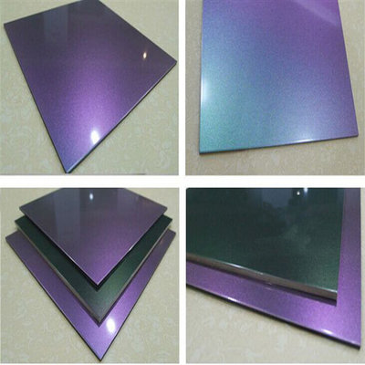 Chameleon PVDF Aluminum Composite Panel For Decoration