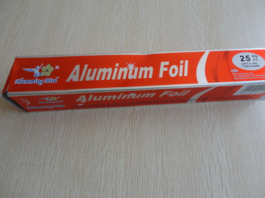 Silver Catering Aluminium Foil Roll  heat preservation , Thickness 9micron - 24micron