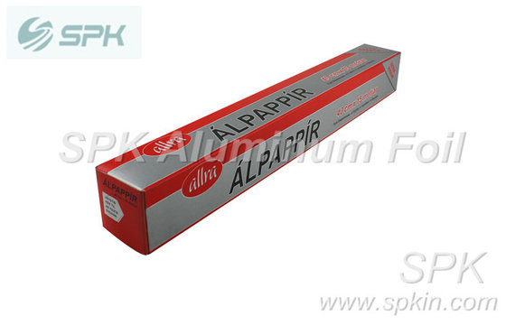 Jumbo Aluminium Foil Roll For Food Packaging with color paper