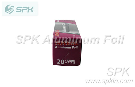 Eco friendly silver aluminum foil roll 6 inches width  ,  hair dressing foil