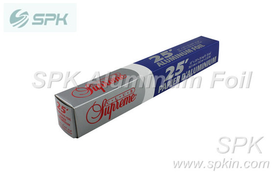 SPK Silver jual aluminium foil roll 304mm width 10mic For Household