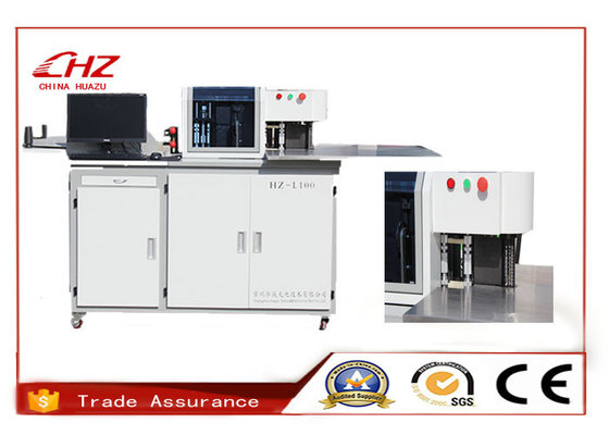 Aluminum Sheet Outdoor Channel Letter Bender , Processing Height 20  - 120mm