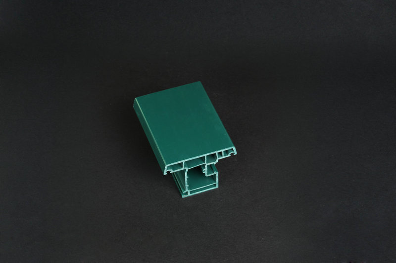Plastic green UPVC Window Profiles