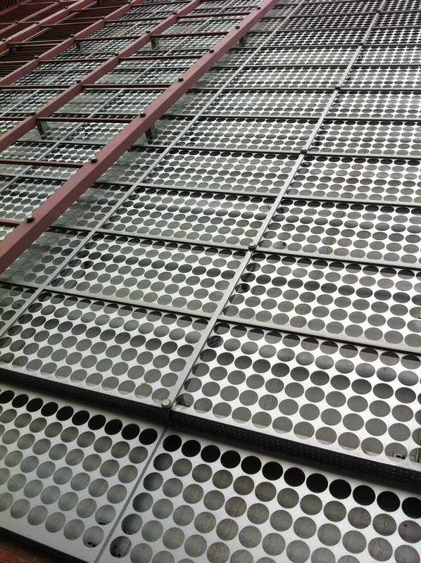 custom Architectural Perforated Metal panels Screen With Plum Hole 5mm